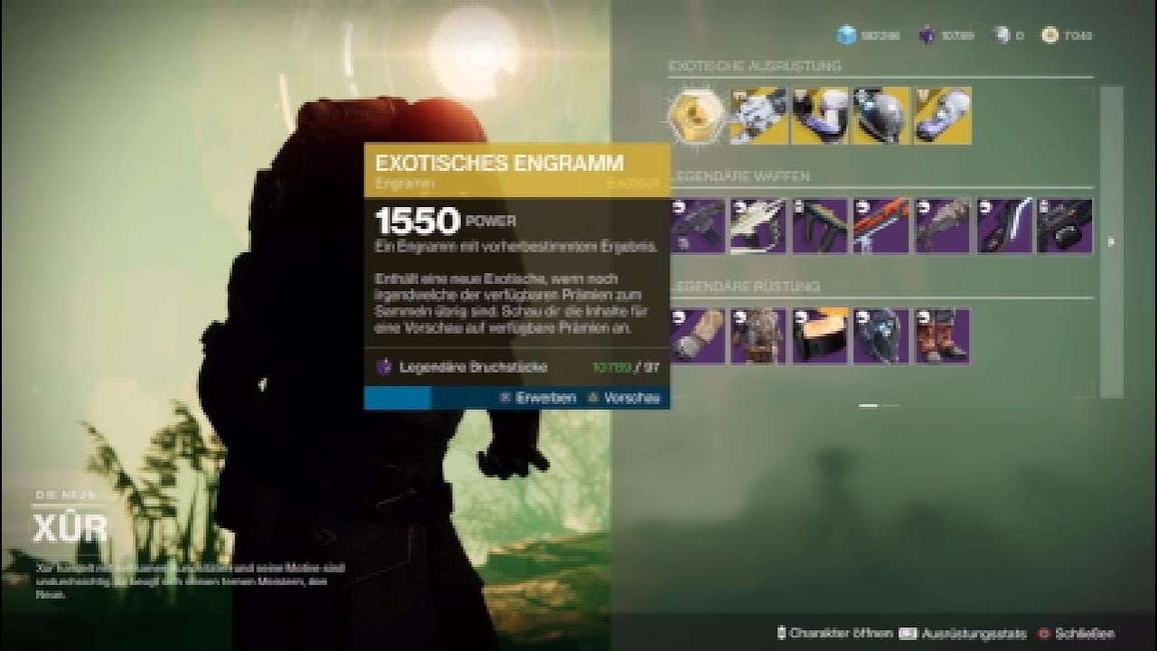 (GER) Destiny 2 / Xur Standort + Inventar / 01.04.22 bis 05.04.22 - YouTube