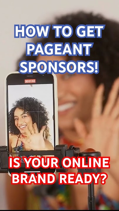 How to Get Sponsors for Your Pageant (and other tips) - YouTube
