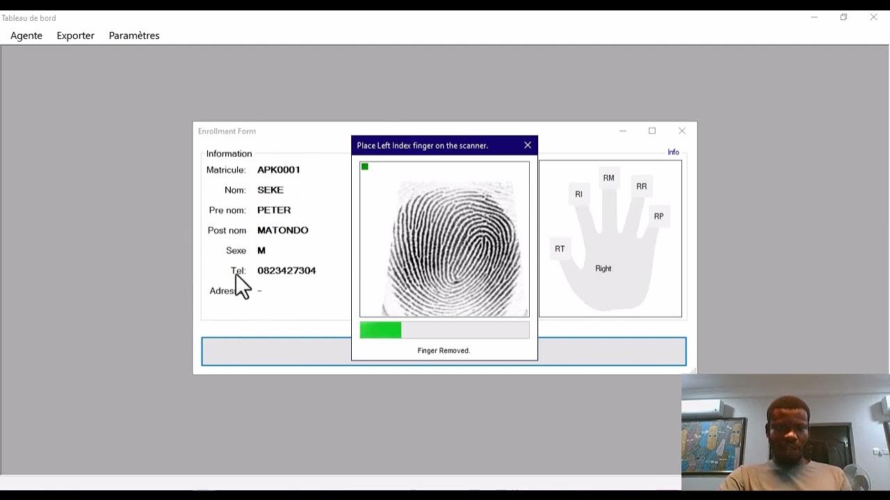 Fingerprint Capture and Identification Source Code using DigitalPersona, C#, and MySQL - YouTube