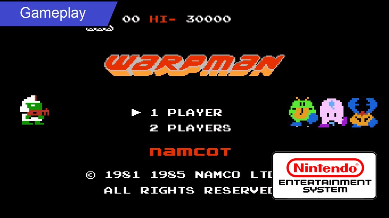 Warpman (NES) [Gameplay] - YouTube