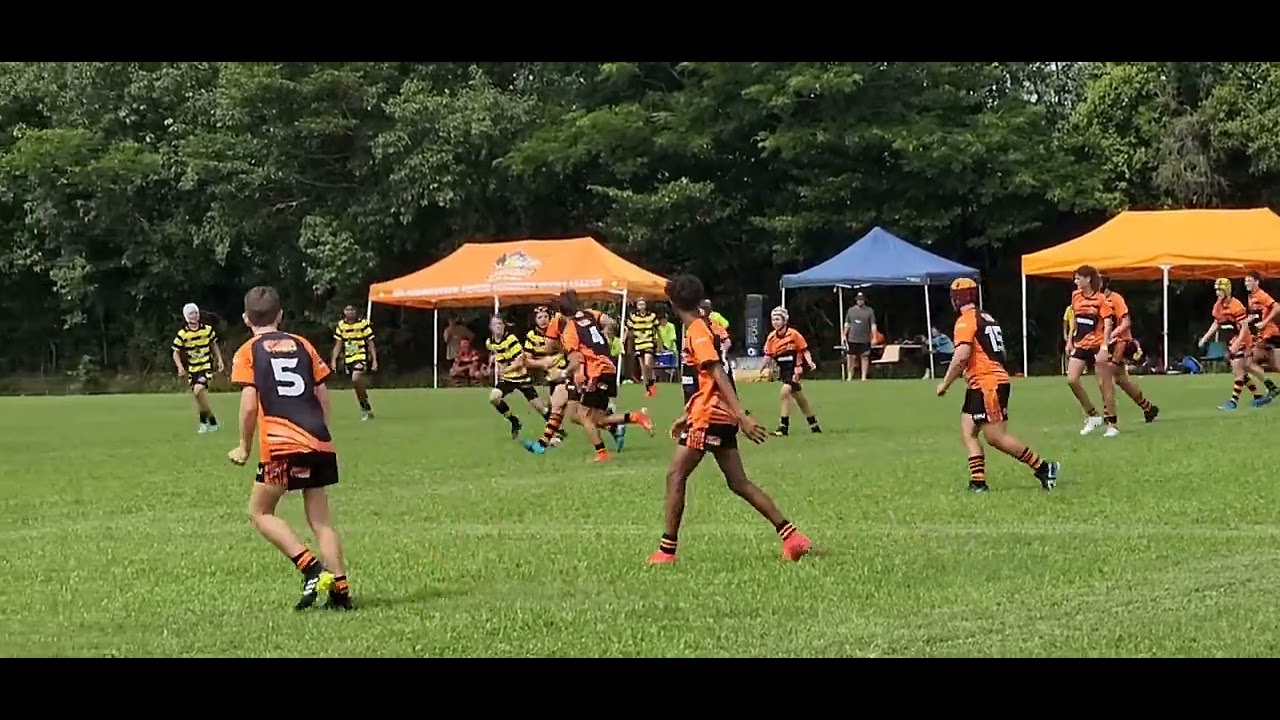 Ingham crushers v's centrals Tigers u14's - YouTube