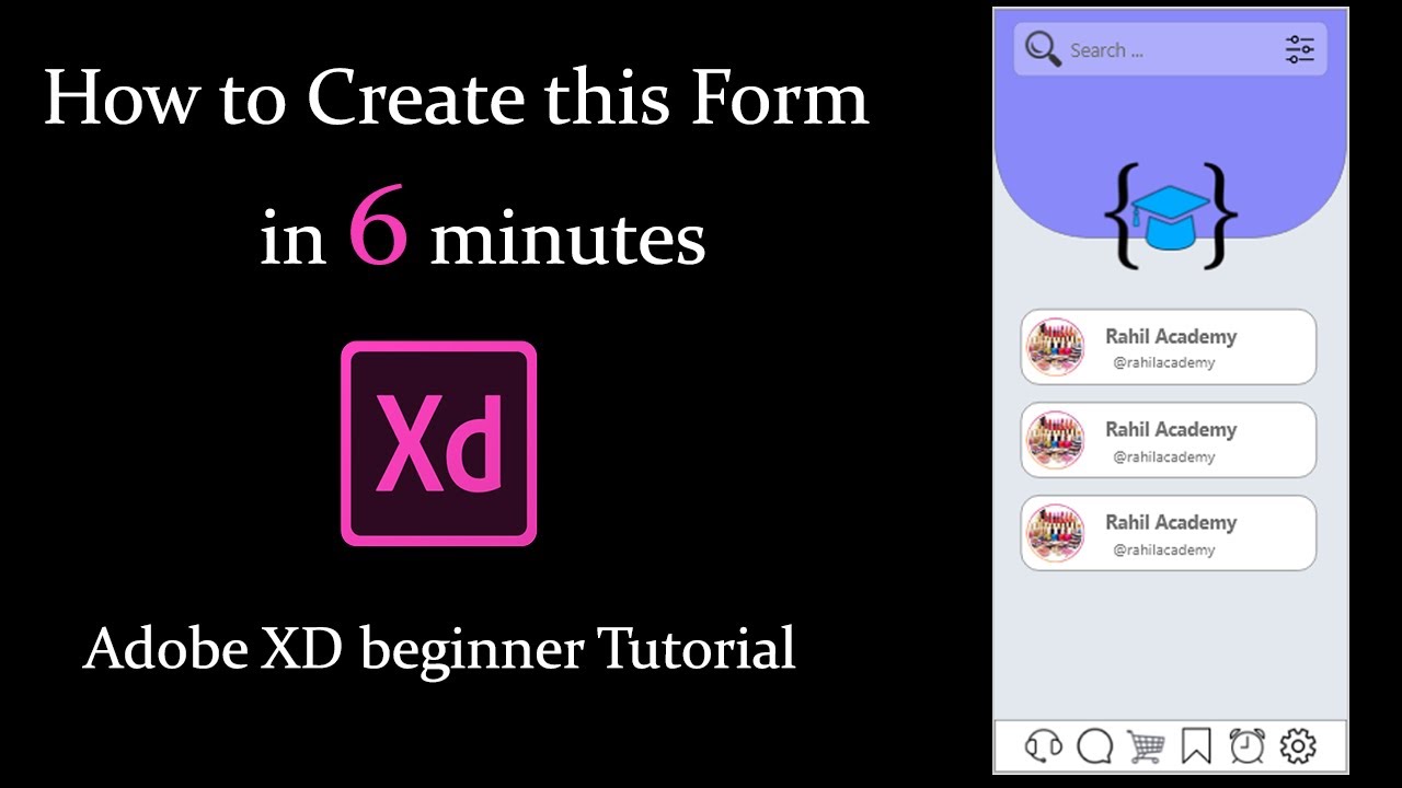 How to Create a Form in Adobe XD in 6 minutes - beginner Tutorial - YouTube