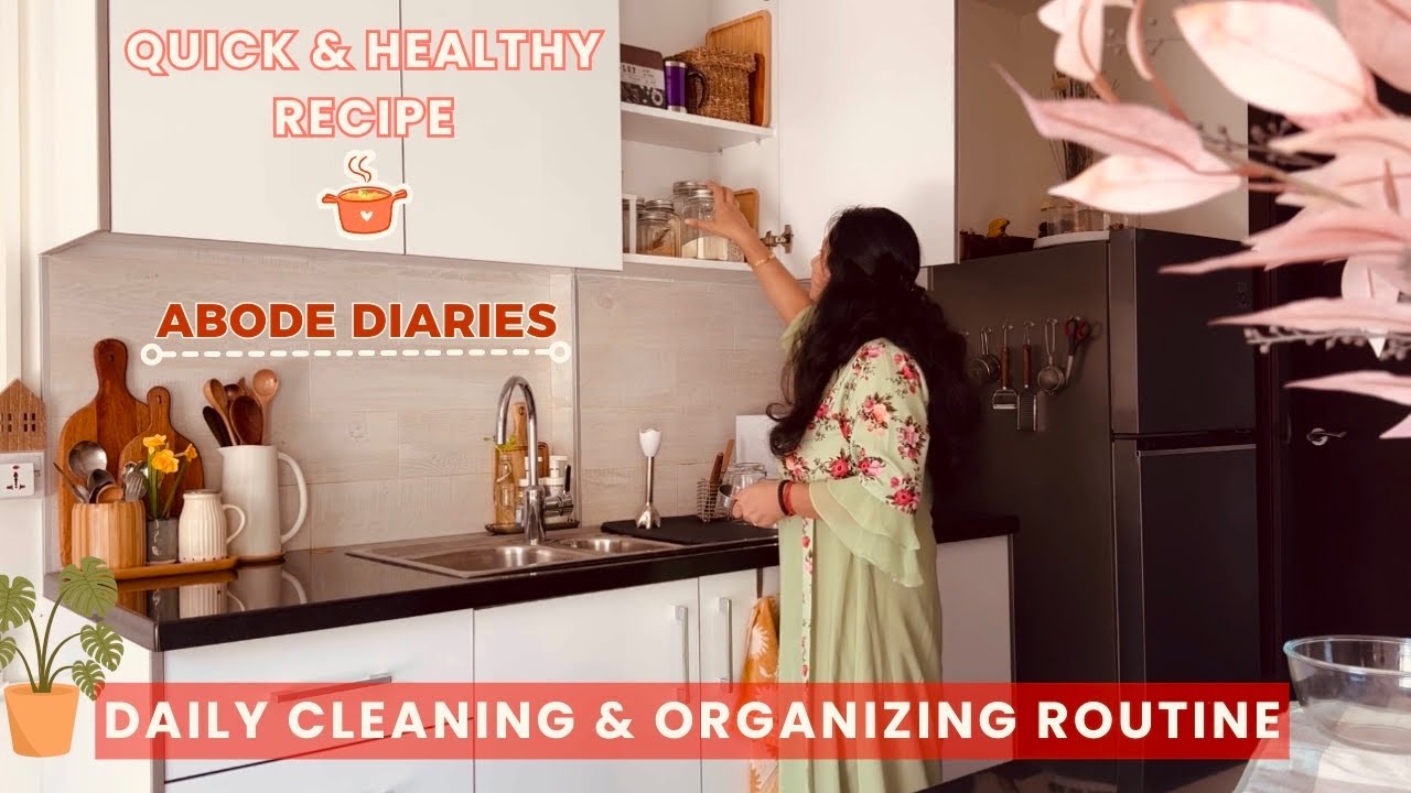 Daily Cleaning & Organizing Routine of A Housewife🪴| Suji Pancake ...
