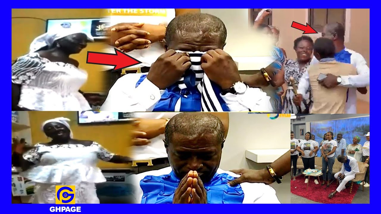Captain Smart’s Mother & Wife surprise him on Live Tv as he breaks down ...
