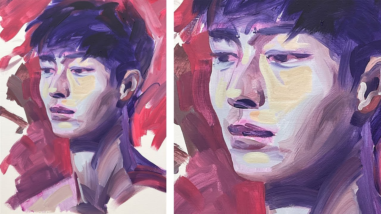 20 Minute Painting / Portrait # 13 / Reinier Gamboa - YouTube