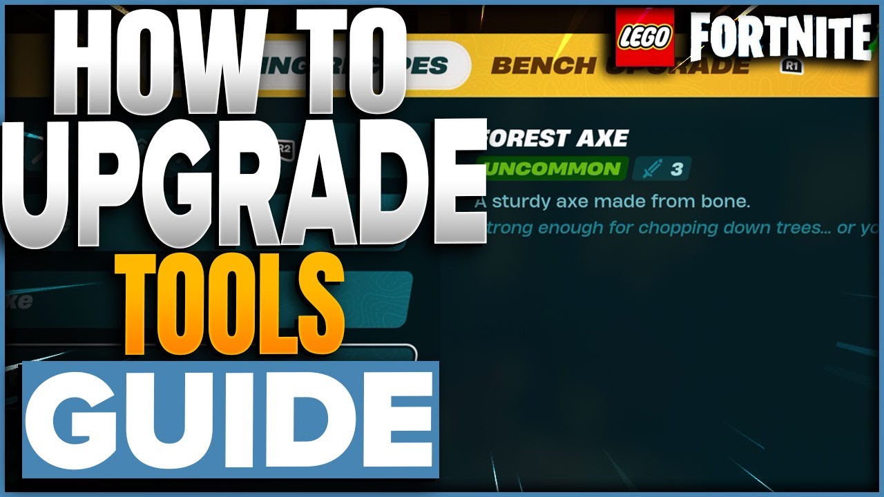 How To Craft Better Tools In LEGO Fortnite - YouTube