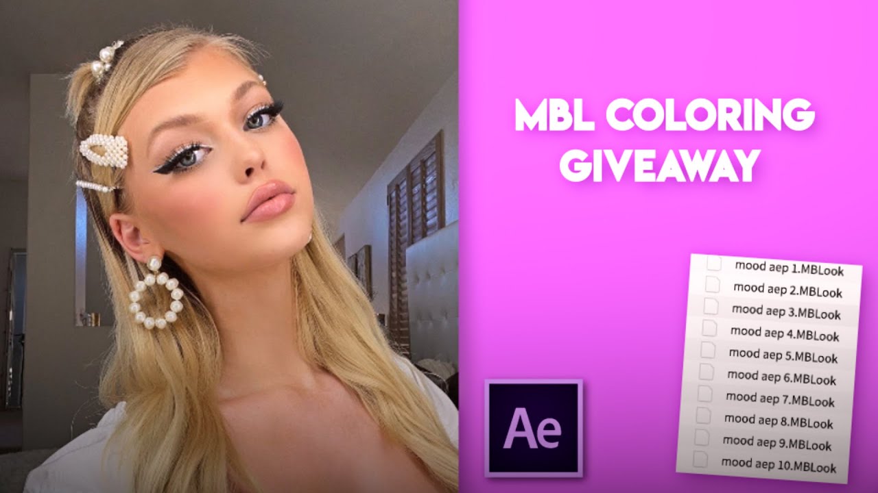 mbl coloring pack | giveaway - YouTube