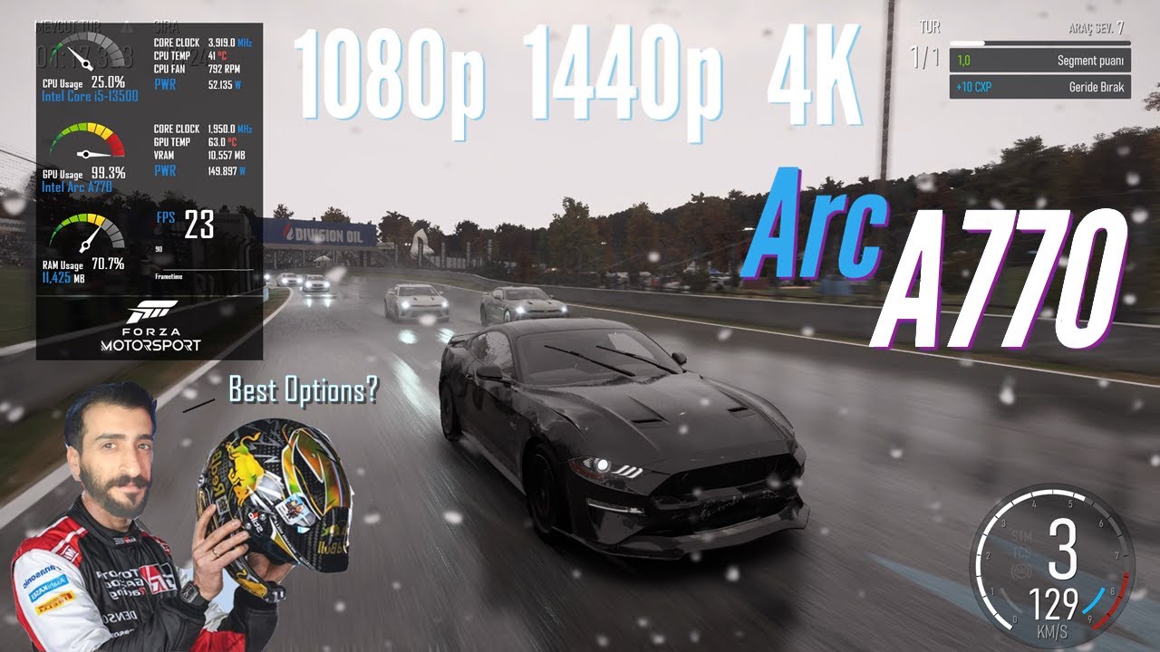 ARC A770 16GB Fps Test - Forza Motorsport 8 - Max Details And Best ...