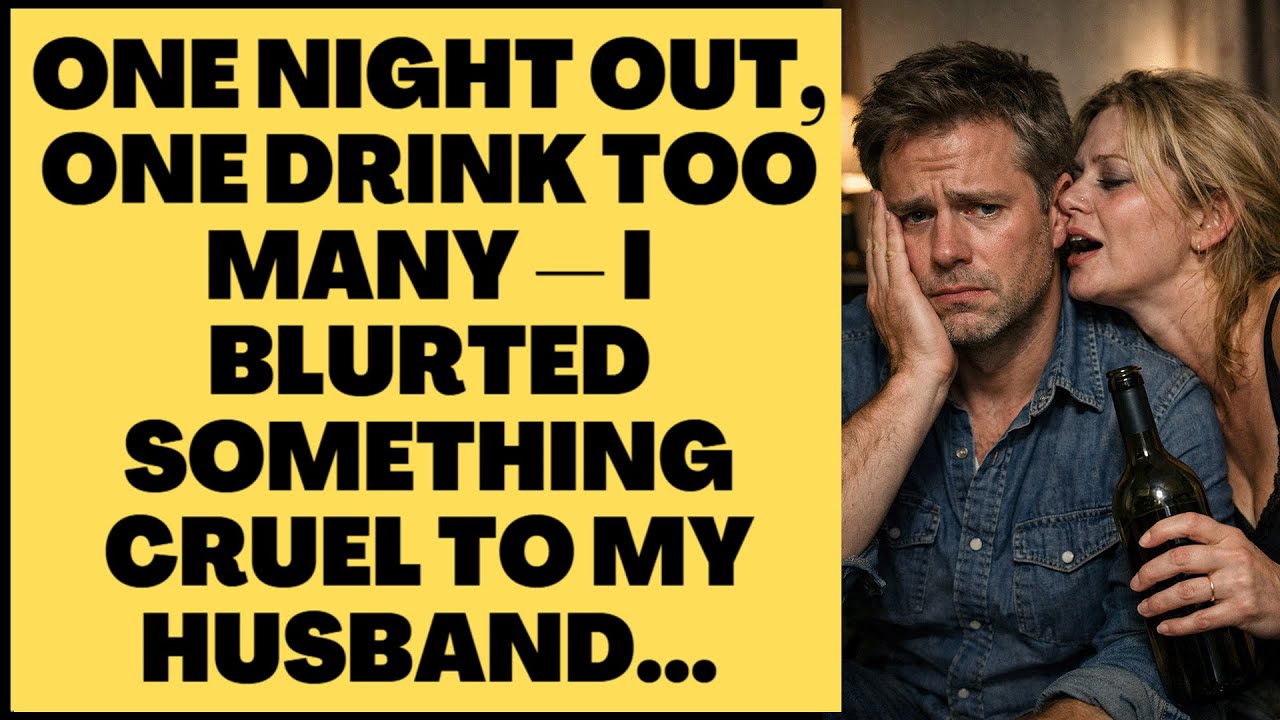 One Night Out, One Drink Too Many — I Blurted Something Cruel to My ...