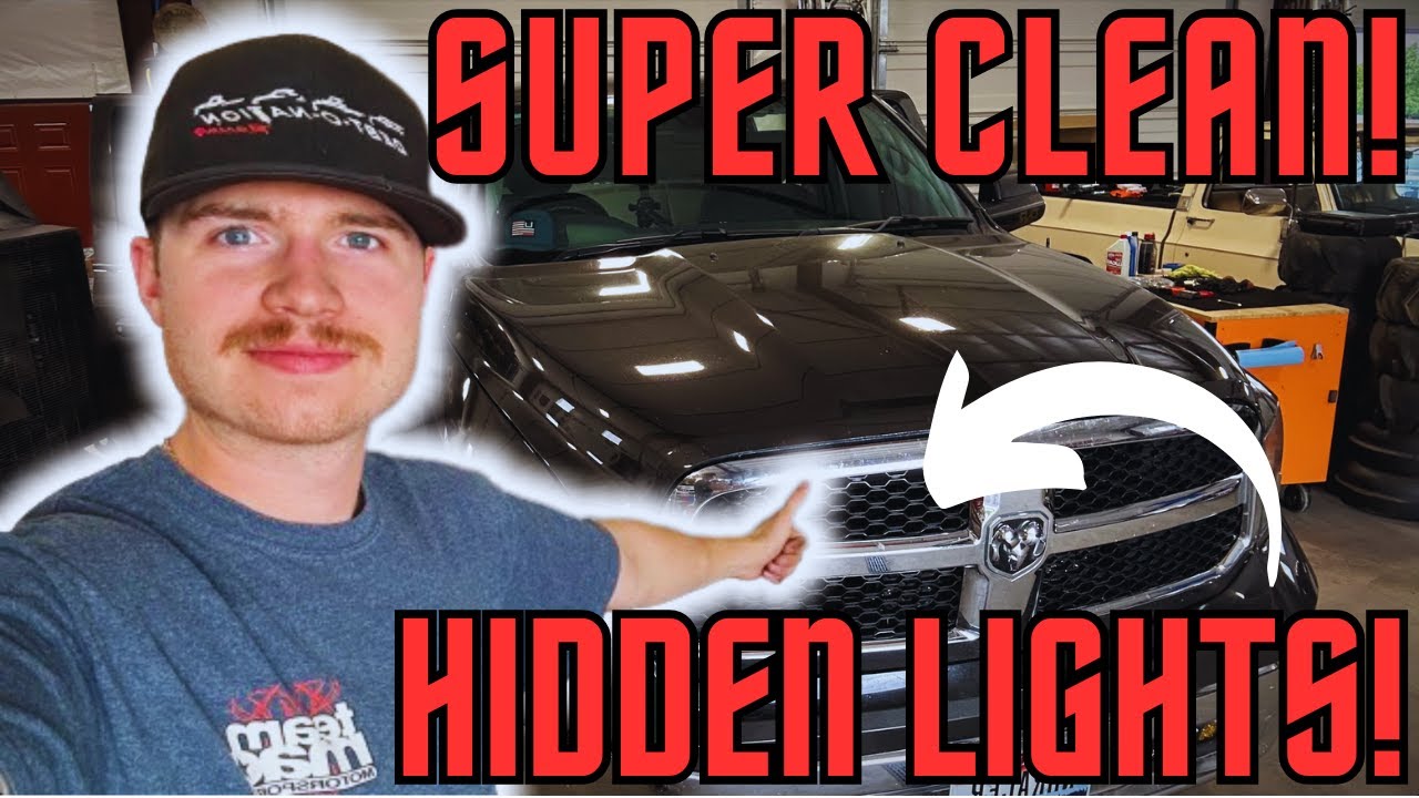 How To Install HIDDEN Light Pods On Your Truck! - YouTube