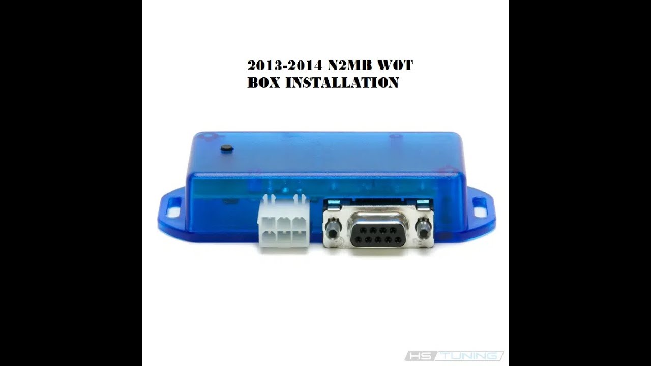 2013-2014 Mustang GT N2mb Wot Box Installation - YouTube