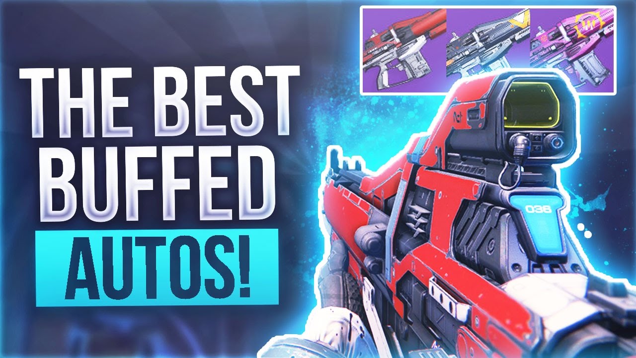 Destiny THE NEW BEST BUFFED AUTO RIFLES - Destiny BUFFED "RED SPECTRE ...