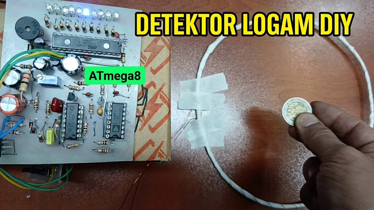 Diy metal detector🚀 Transforming The Enhanced PI with ATmega8! - YouTube