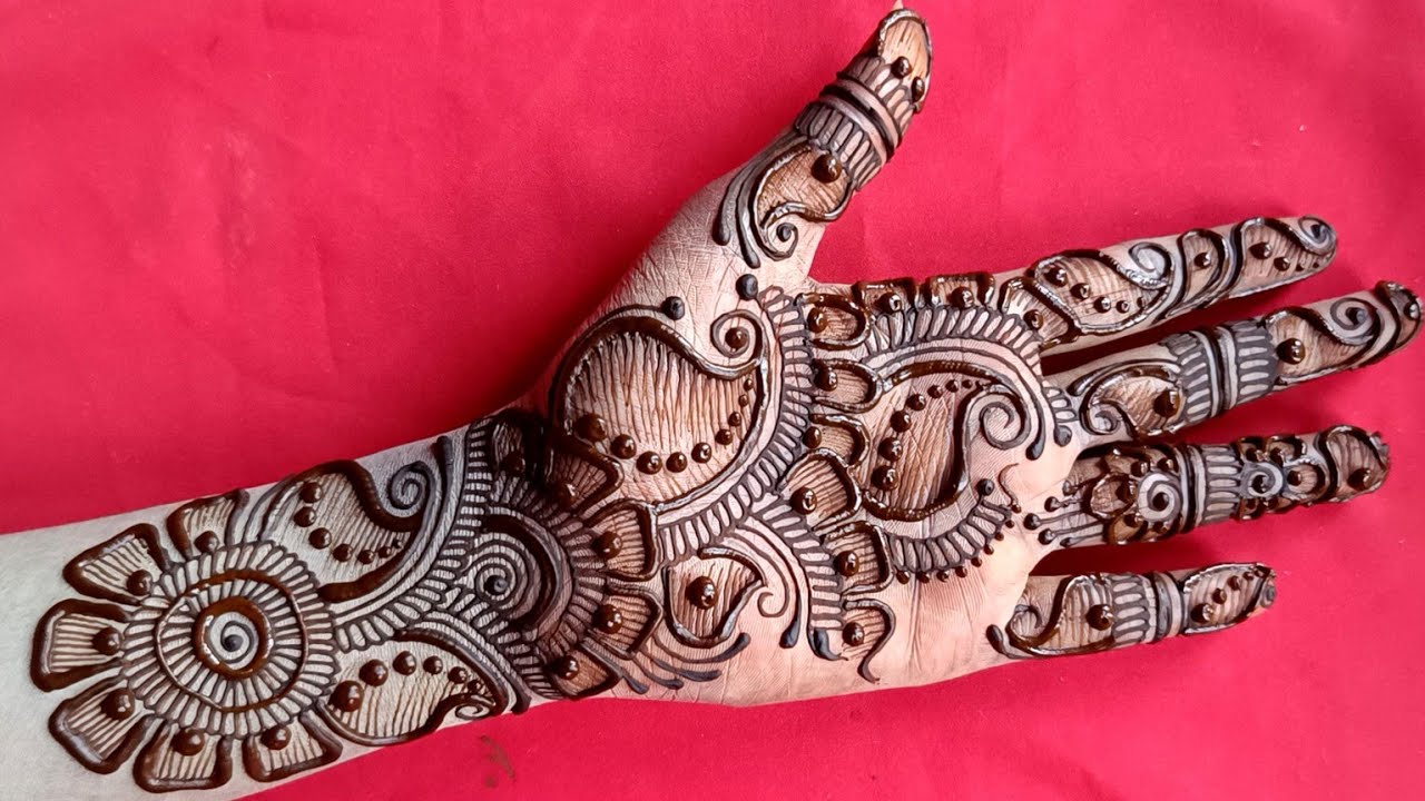 Holi special mehndi design | holi mehandi design | mendini design ...