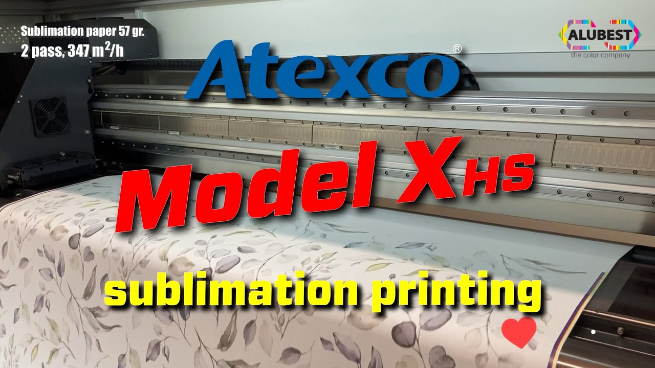 #69 - Atexco Model X High Speed - sublimation printing - YouTube