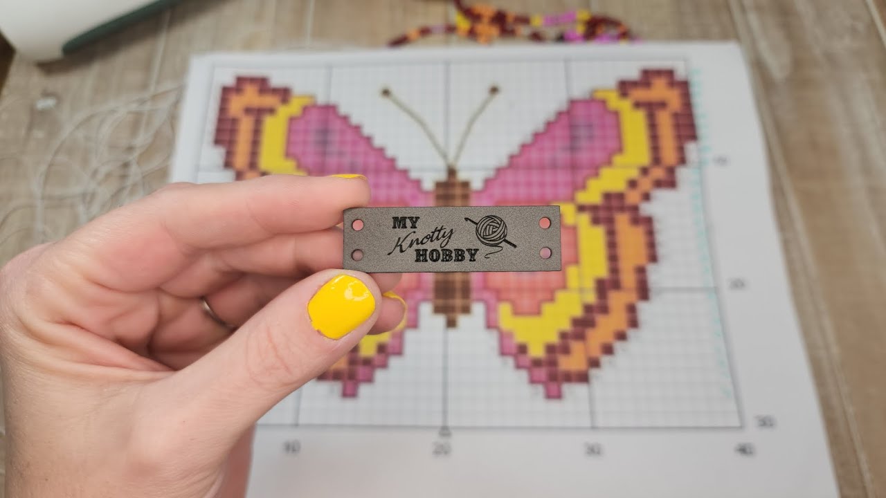 Part 2: crochet beaded butterfly graph - YouTube