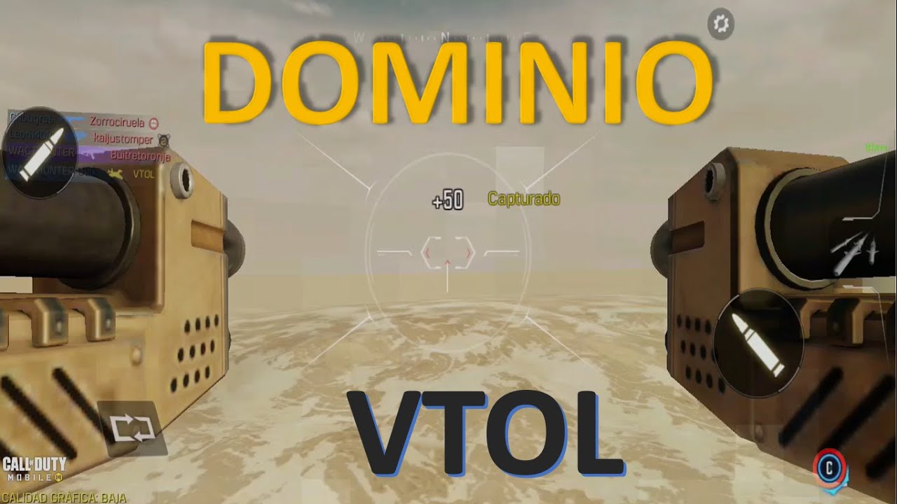 Usando VTOL en Dominio | COD MOBILE - YouTube