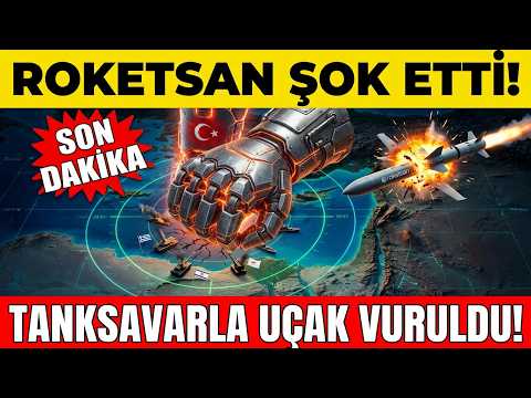 Havada görülmemiş vuruş: Roketsan Uçağı Tanksavarla Vurdu! dünya savunma konseptini değiştiriyoruz..