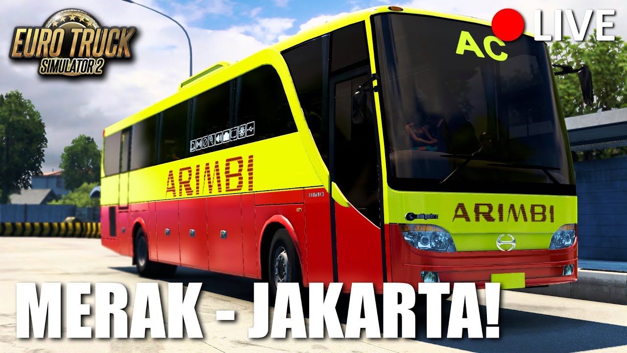 🔴 [LIVE] MERAK - JAKARTA PALING MURAH ?! Joyride Bus Arimbi Merak ...