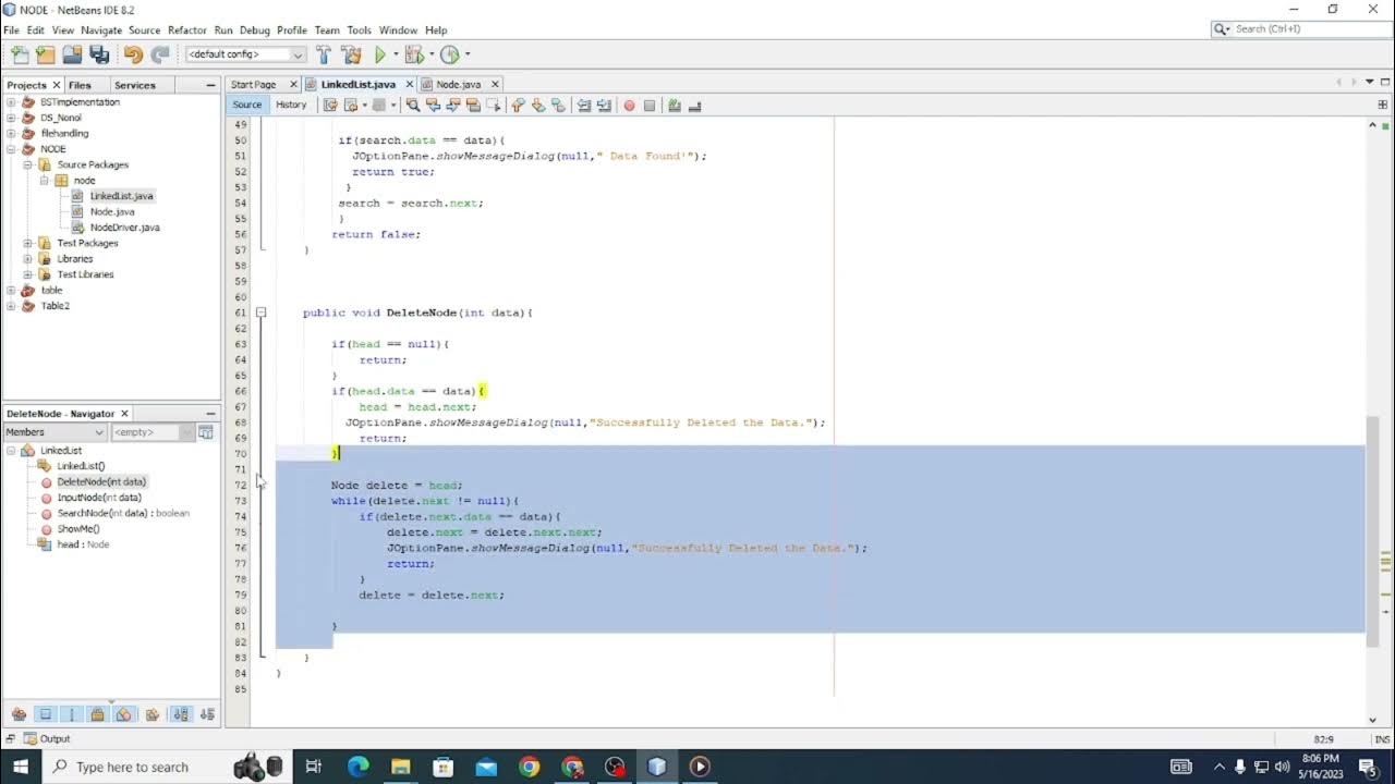 node in java (sorry for my bad English) - YouTube