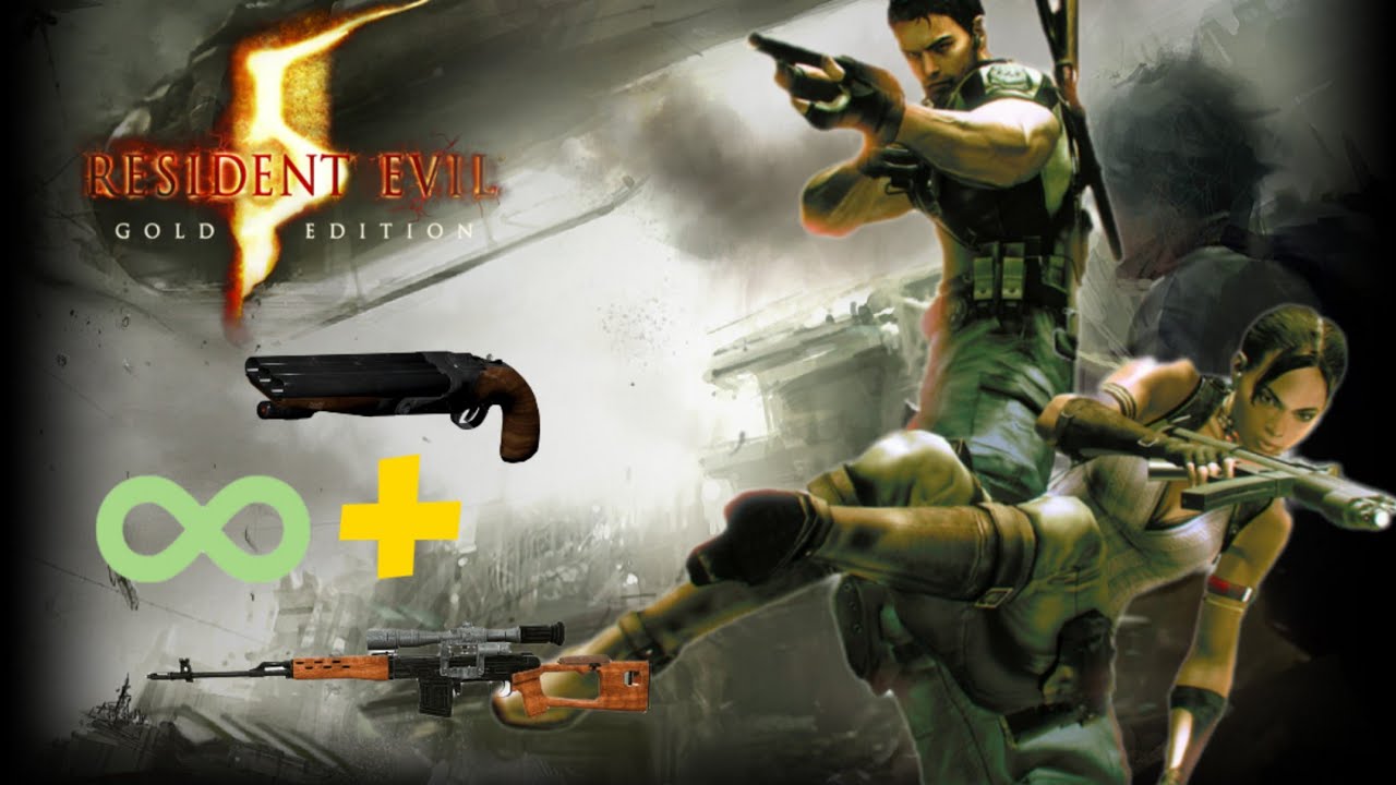 Resident Evil 5 - Infinite Hydra & Dragunov + Cutscenes - YouTube