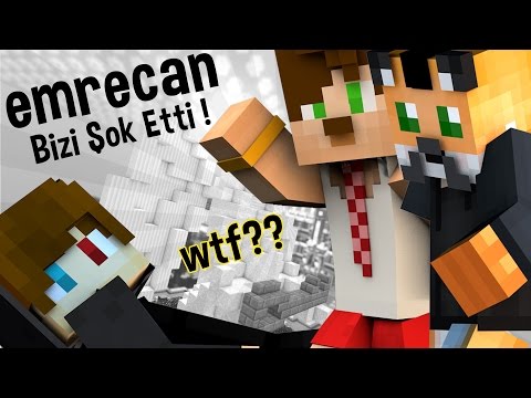 Emrecan Bizi Şok Etti !! Minecraft Line Parkur Haritası !