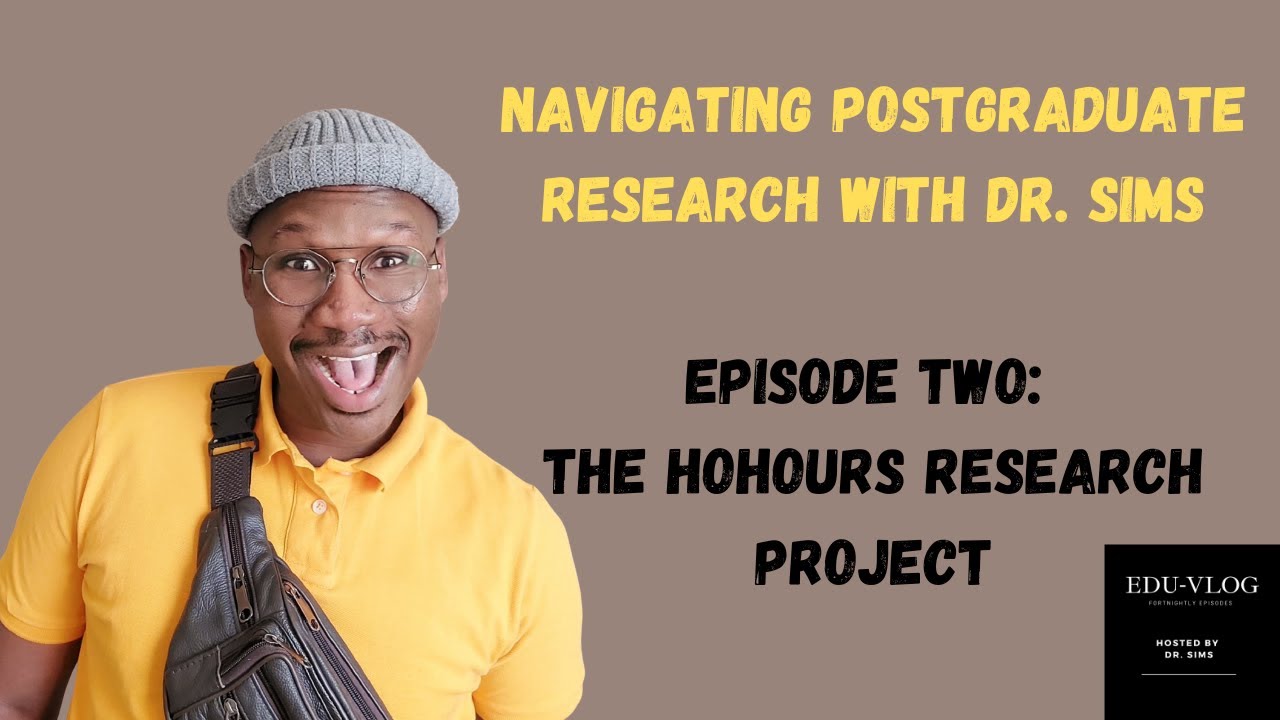 NPGR With Sims | Episode 02 | The Honours Research Project - YouTube