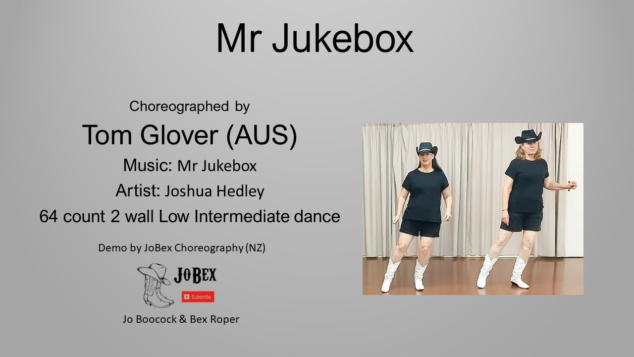 Mr Jukebox - Line Dance Teach - YouTube
