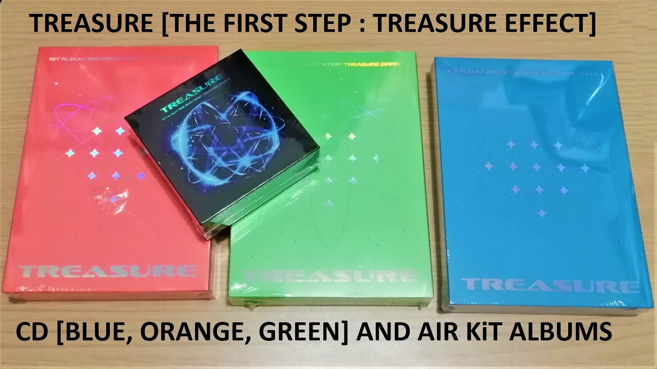 TREASURE - Full Album "The First Step" - Treasure Effect KiT And CD ...
