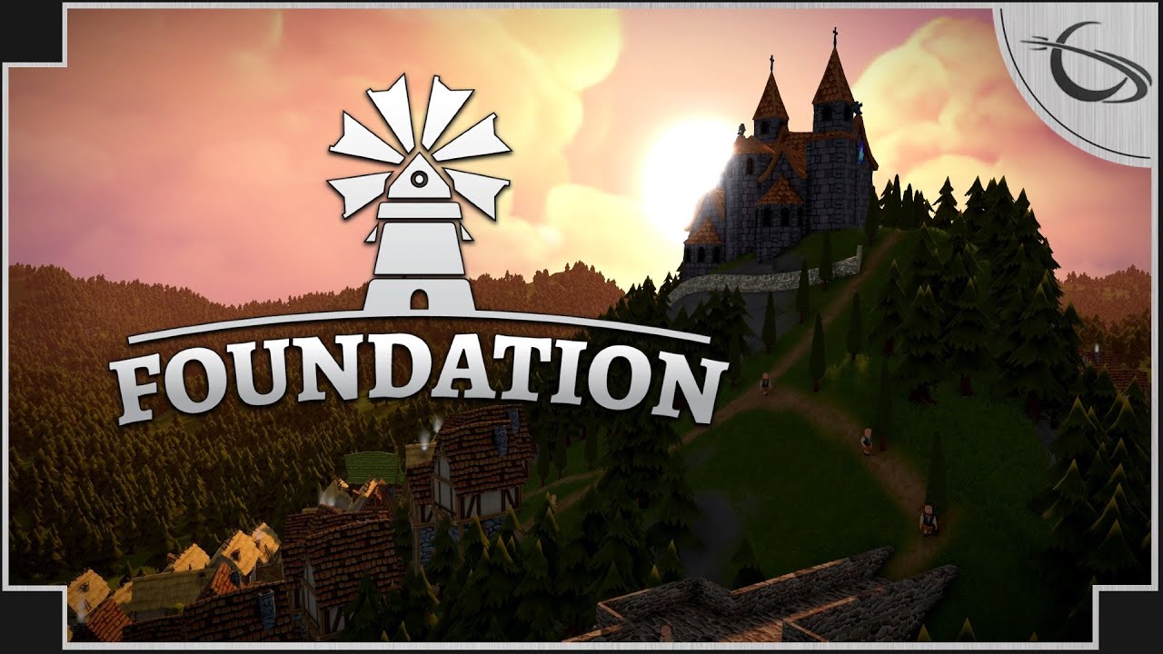 Foundation - Update 1.9 Steam Release - Cliffside Monastery City - YouTube