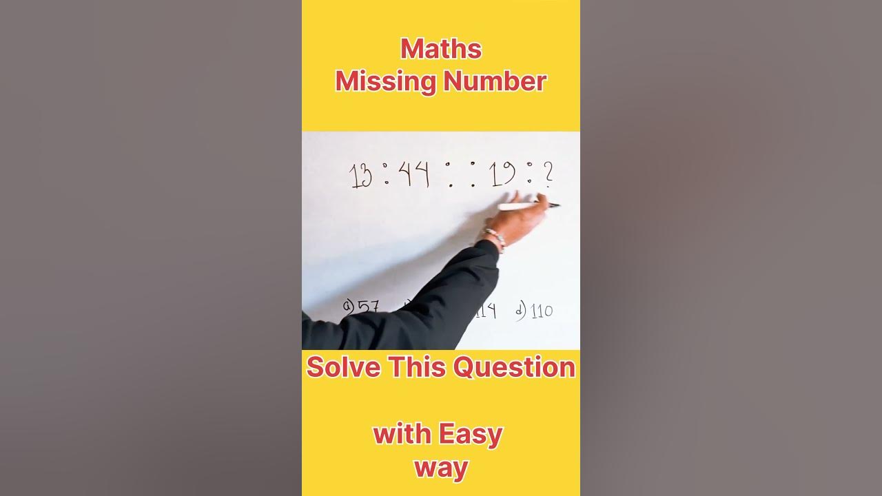 how to find missing number/number Analogy/number series/reasoning - YouTube