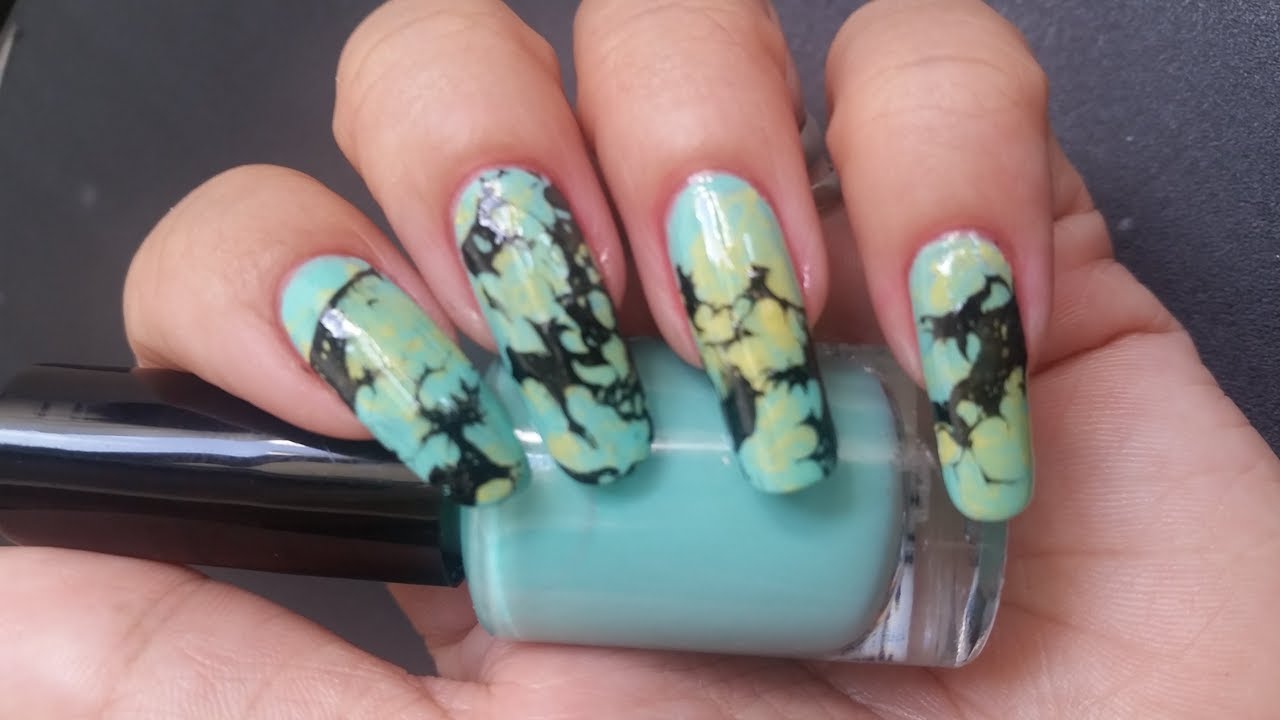 How to do Nail art using water | How to do nail art with water - YouTube