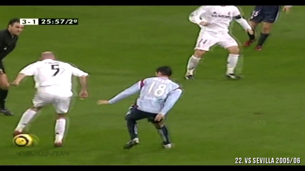 Zidane Top 33 Magical Skill Moves - YouTube