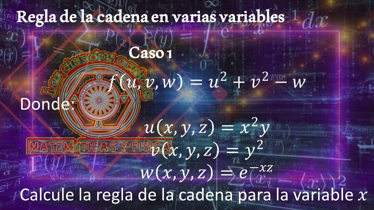 Regla de la cadena en varias variables o derivada de la composición de ...
