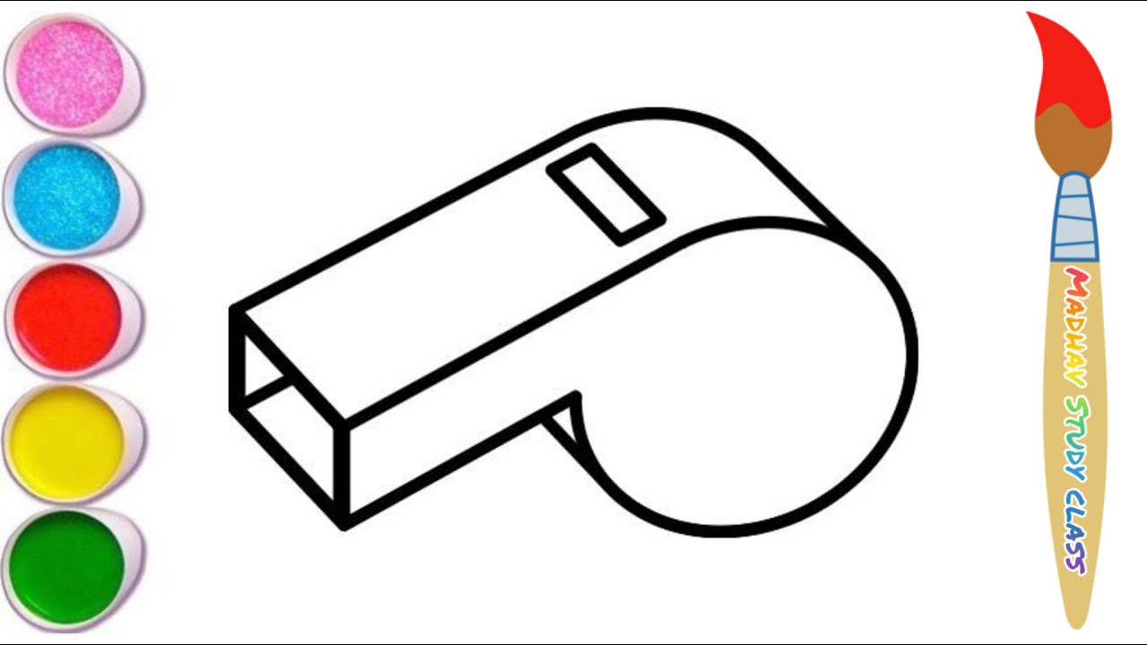 Whistle Easy Drawing, Colouring & Painting for Kids, Toddlers - YouTube