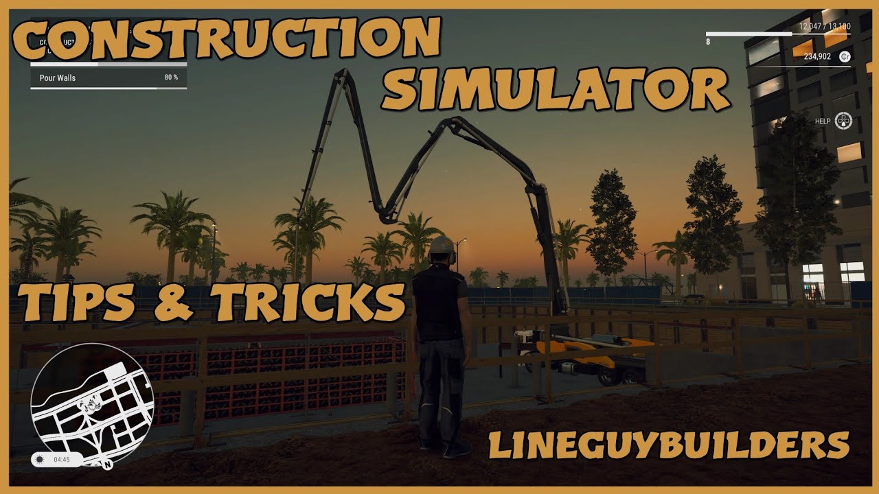 The Easiest Way To Pour Concrete in CONSTRUCTION SIMULATOR - YouTube