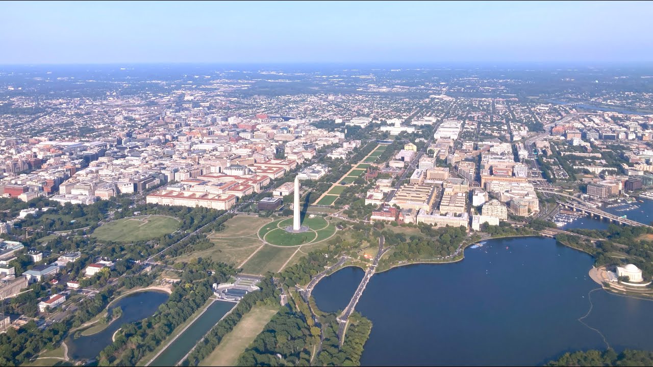 Ronald Reagan National Airport Landing Washington DC - YouTube