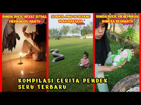 Bunda bocil tiba-tiba menemukan boneka berhantu 😱 