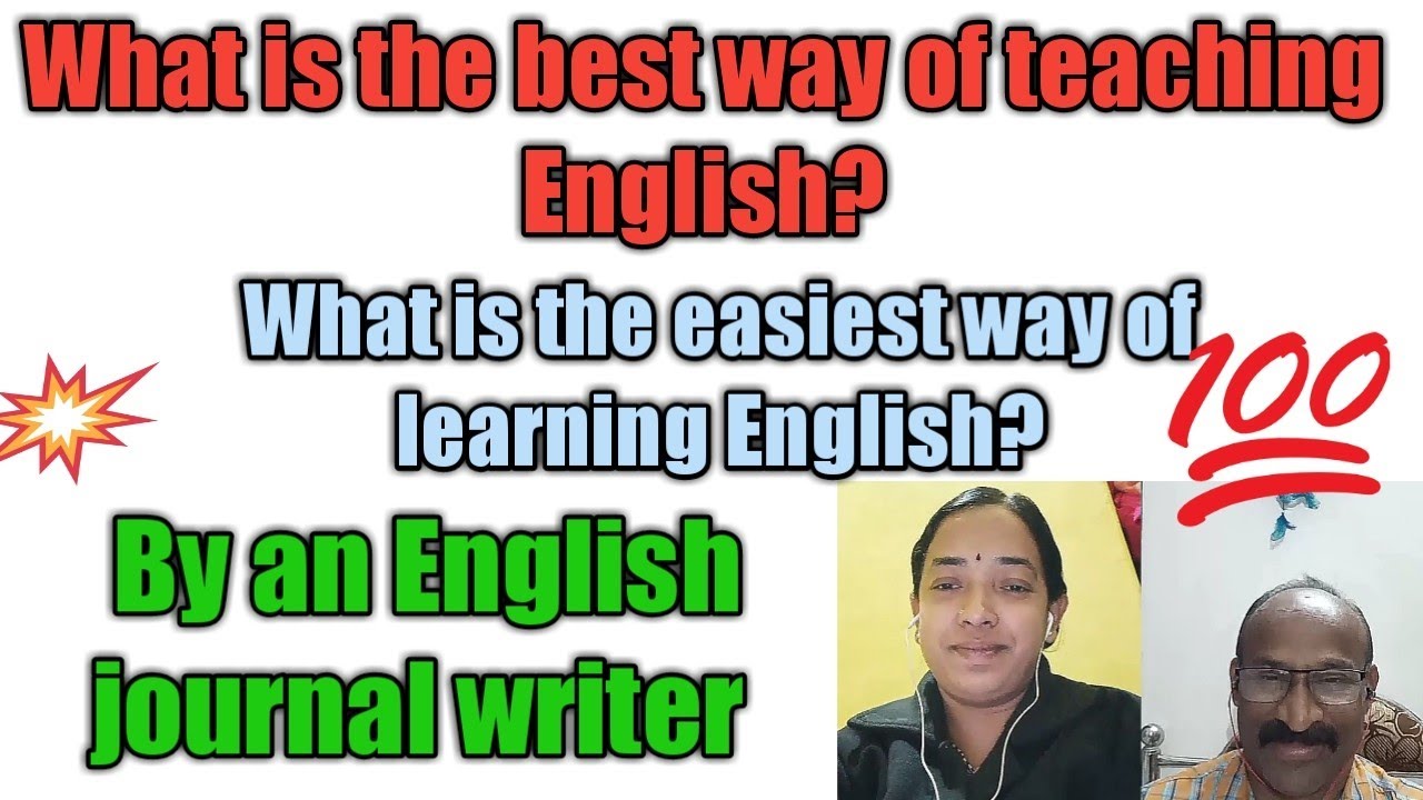 The Best Way Of Teaching English!The Easiest Way Of Learning English ...