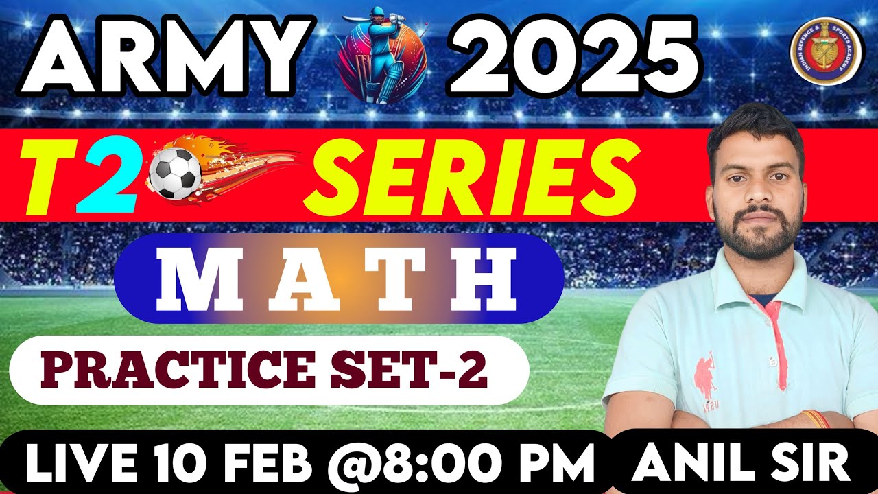 Army Agniveer mock test-3 | Army Maths test | Army maths -2025 | #Army ...