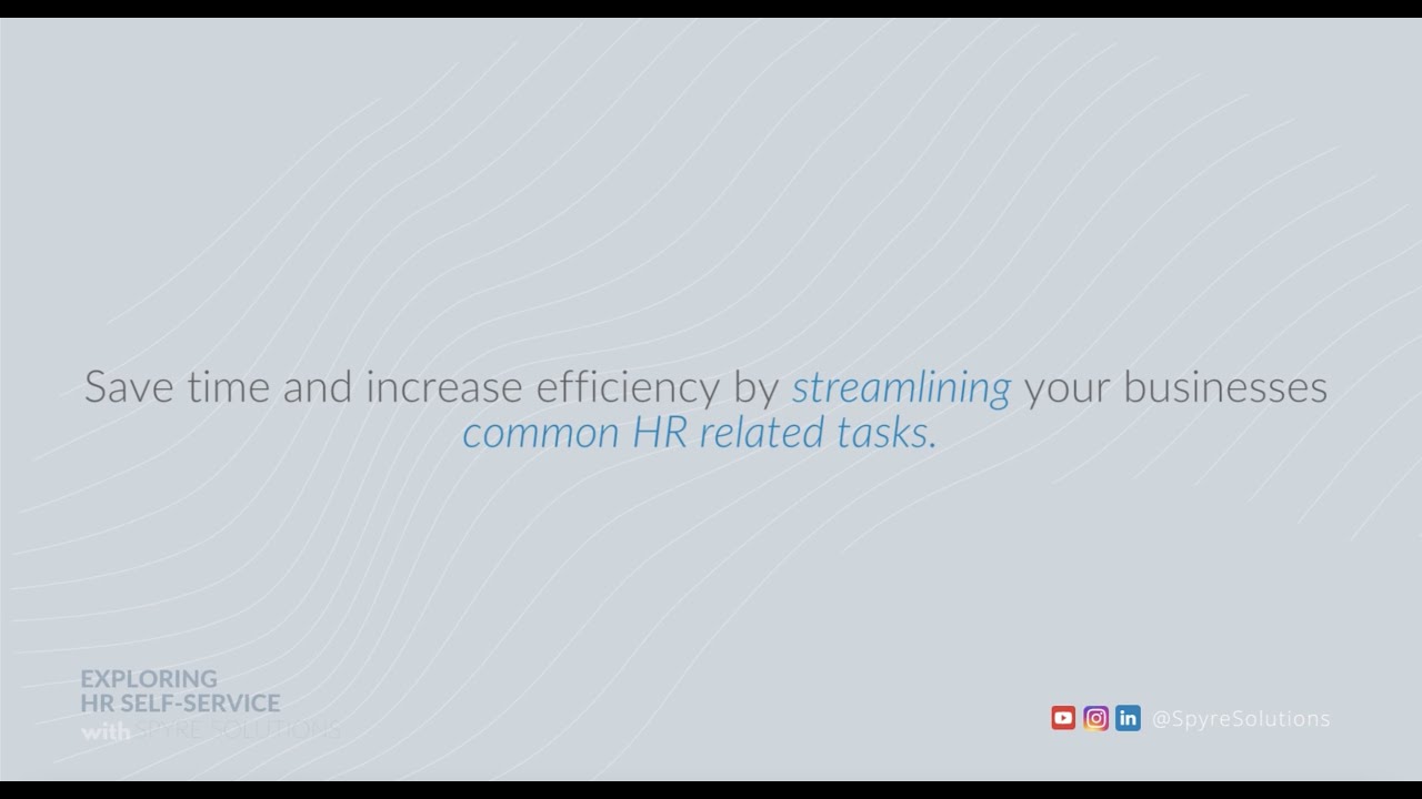 Spyre Solutions | Increasing the Efficiency of HR Processes - YouTube