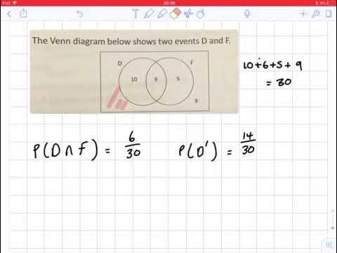 Unit 2 Probability: Venn Diagrams Example - YouTube