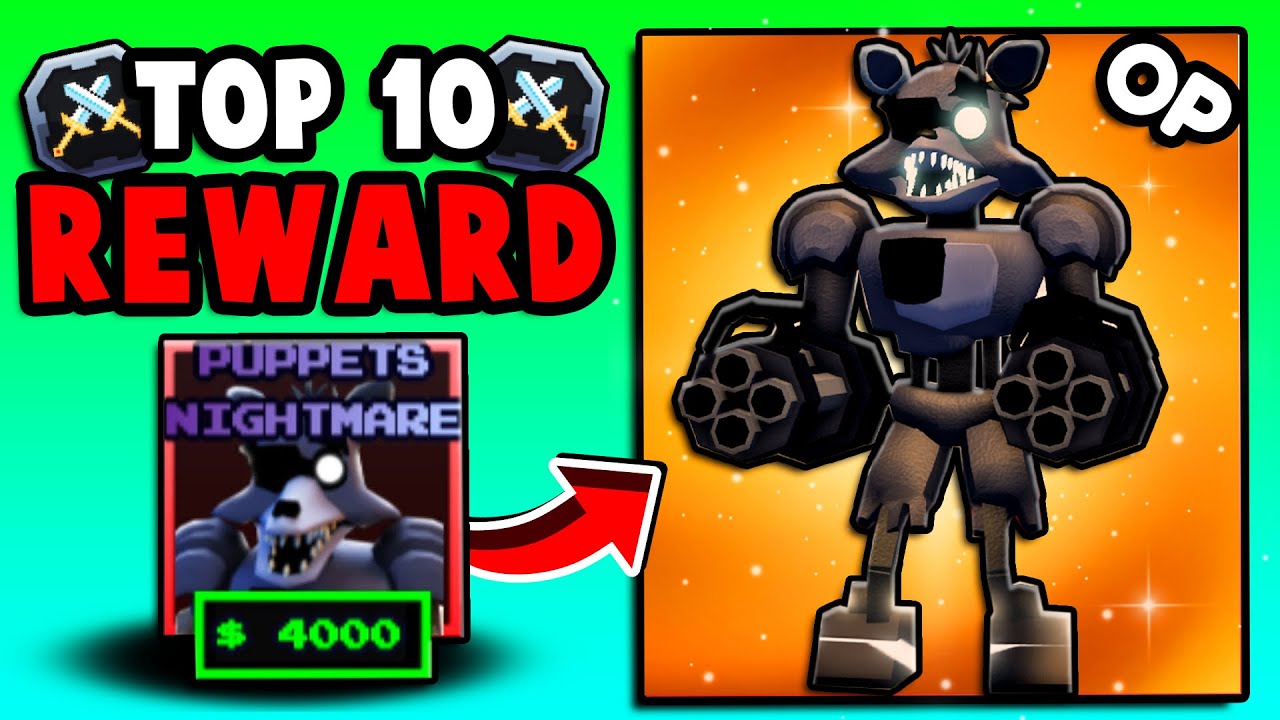 TOP 10 Clan Member Gave Me WAR MACHINE FOXY! (Five Nights TD) - YouTube