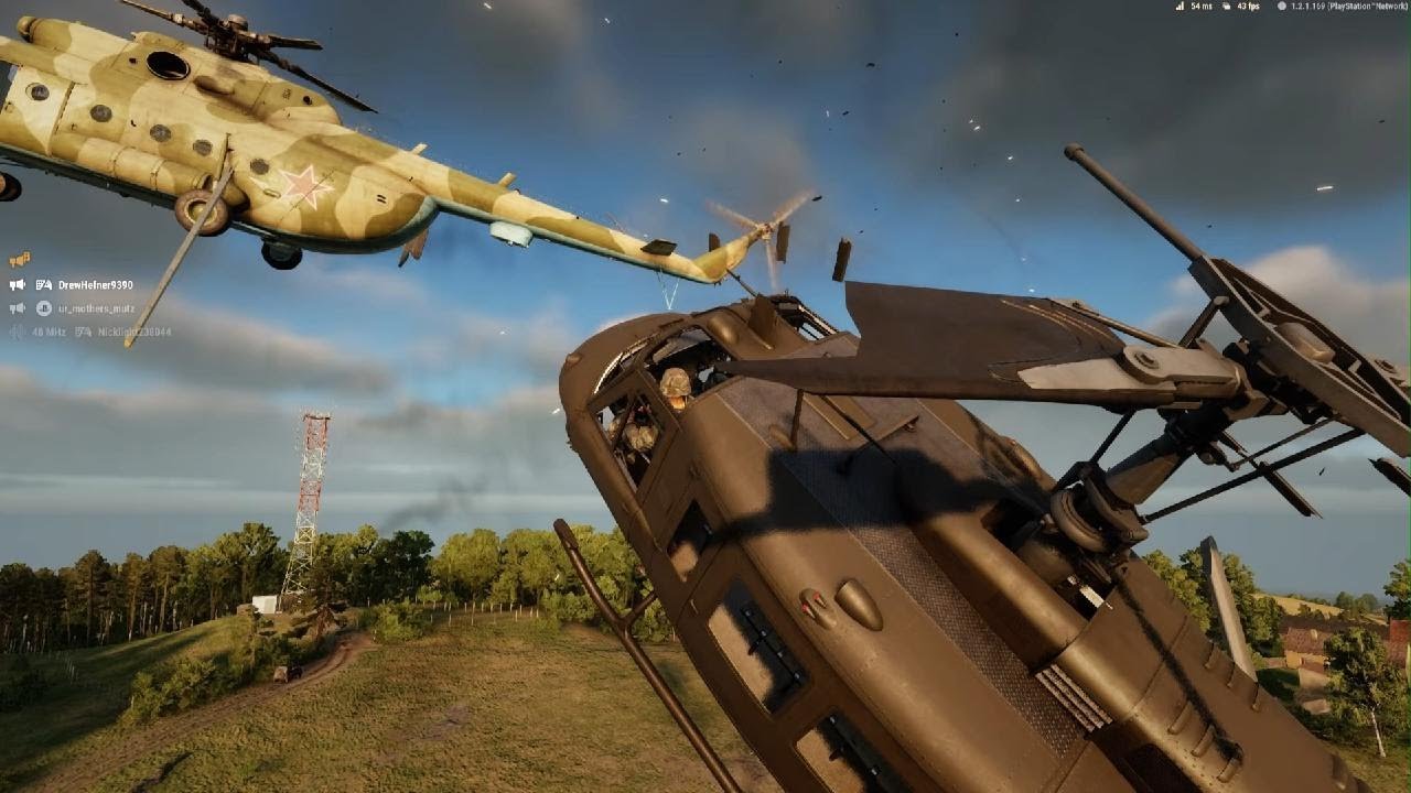 Arma Reforger- Funny Moment- TRANSPORT helo- But WE ARE THE Weapon ...