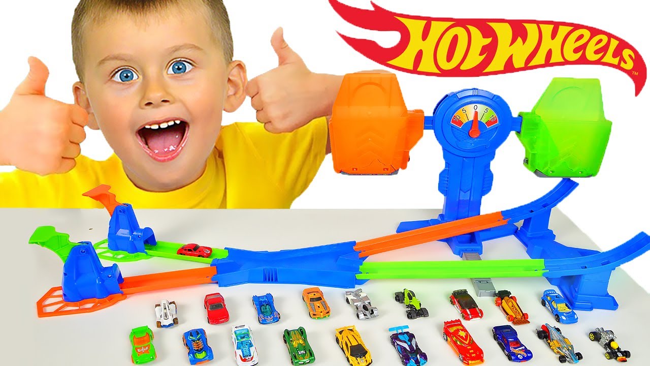 Hot Wheels cars for kids | Yegor play with Hot Wheels - YouTube