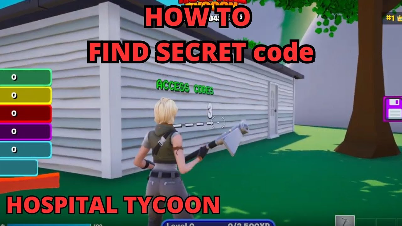HOW TO FIND ACCES CODE ON HOSPITAL TYCOON /FIND CODE ON HOSPITAL TYCOON ...