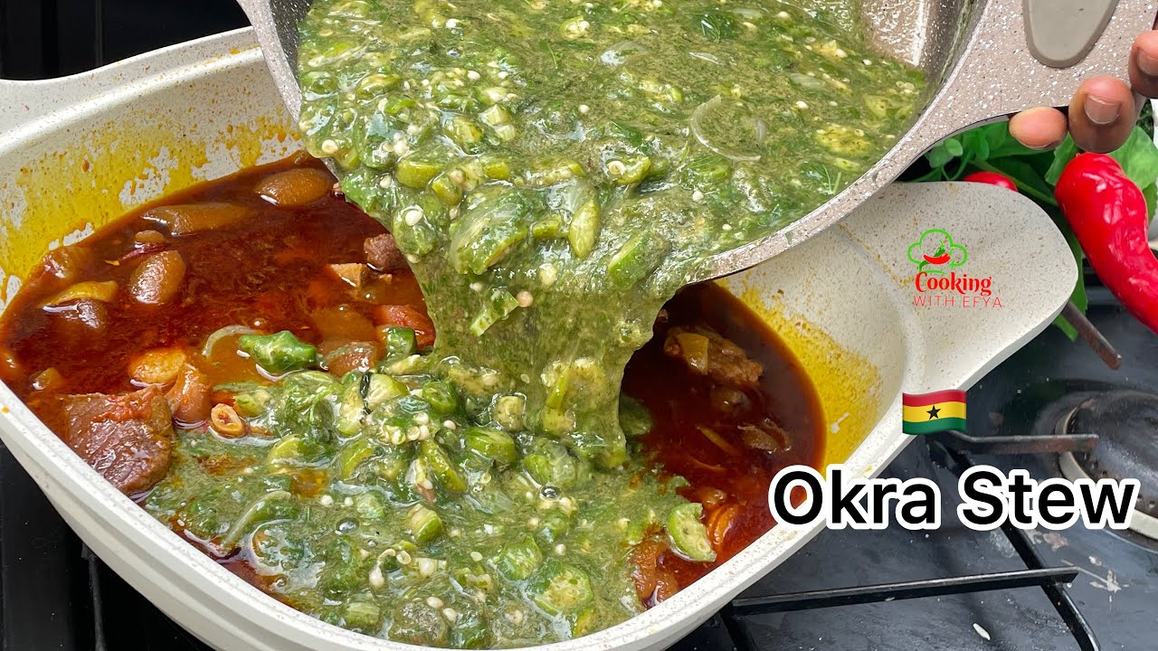 HOW TO MAKE THE BEST SLIMY OKRA STEW RECIPE | Quick, Easy & Tasty Okra ...