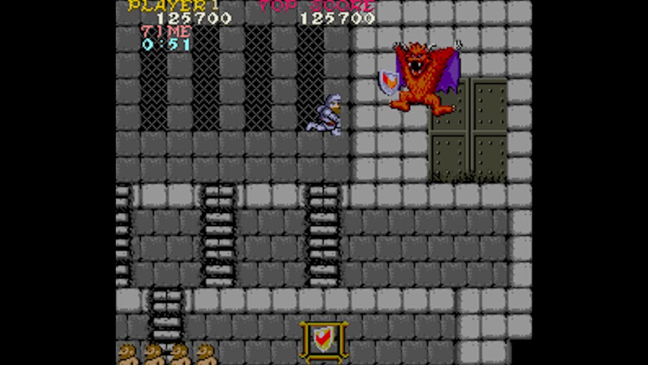 Ghosts 'n Goblins (Arcade): Part 6: Stage 6 - YouTube