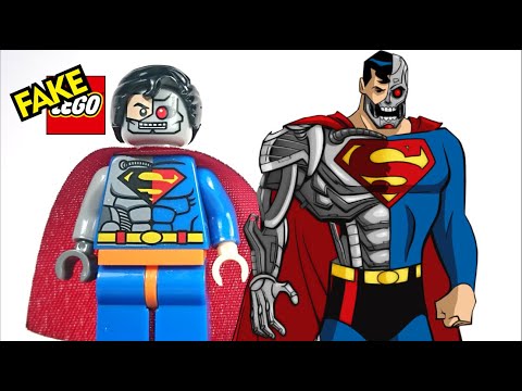 Fake Lego Cyborg Superman Henry "Hank" Henshaw Custom Minifigure - YouTube
