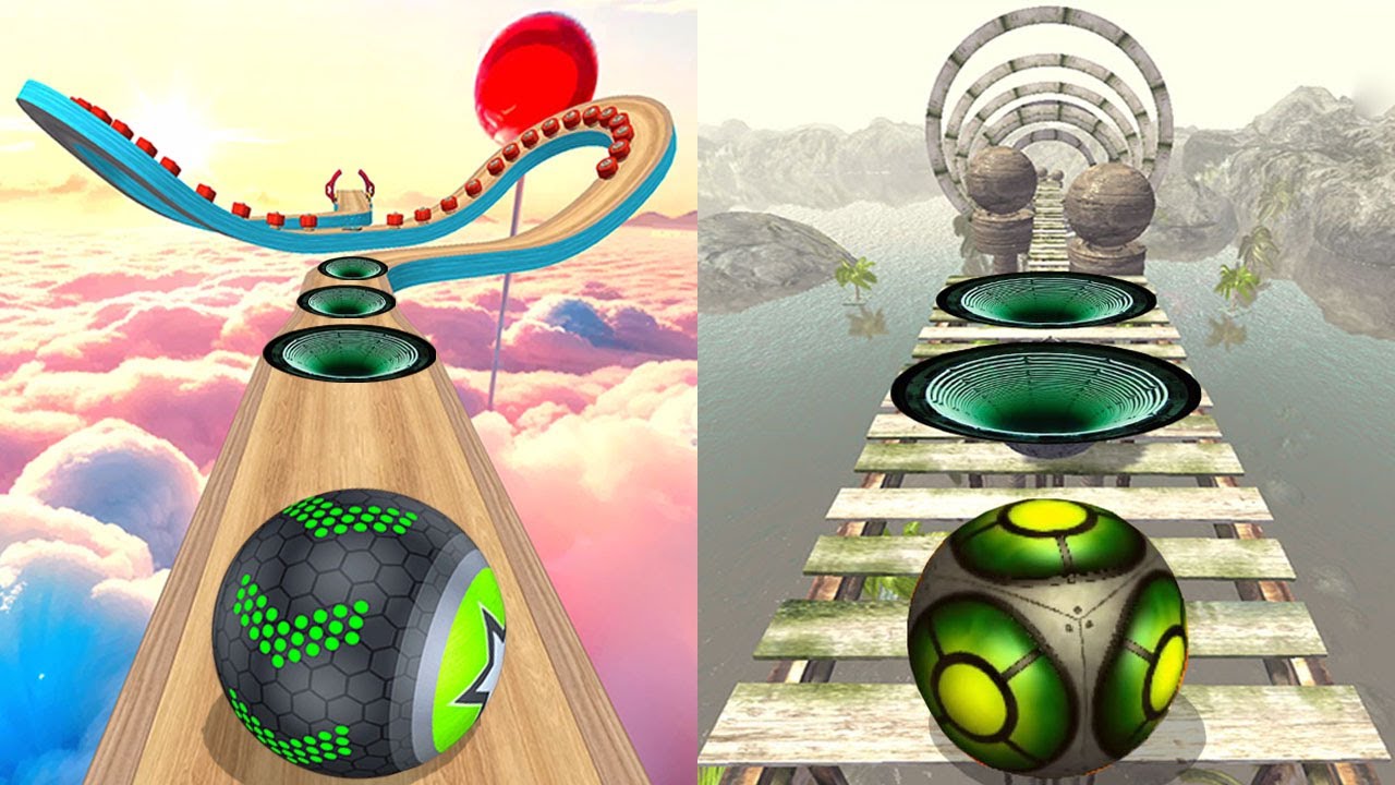 🏳️‍🌈 Going Balls VS Rollance Ball, Rolling Ball Sky Escape, Super ...